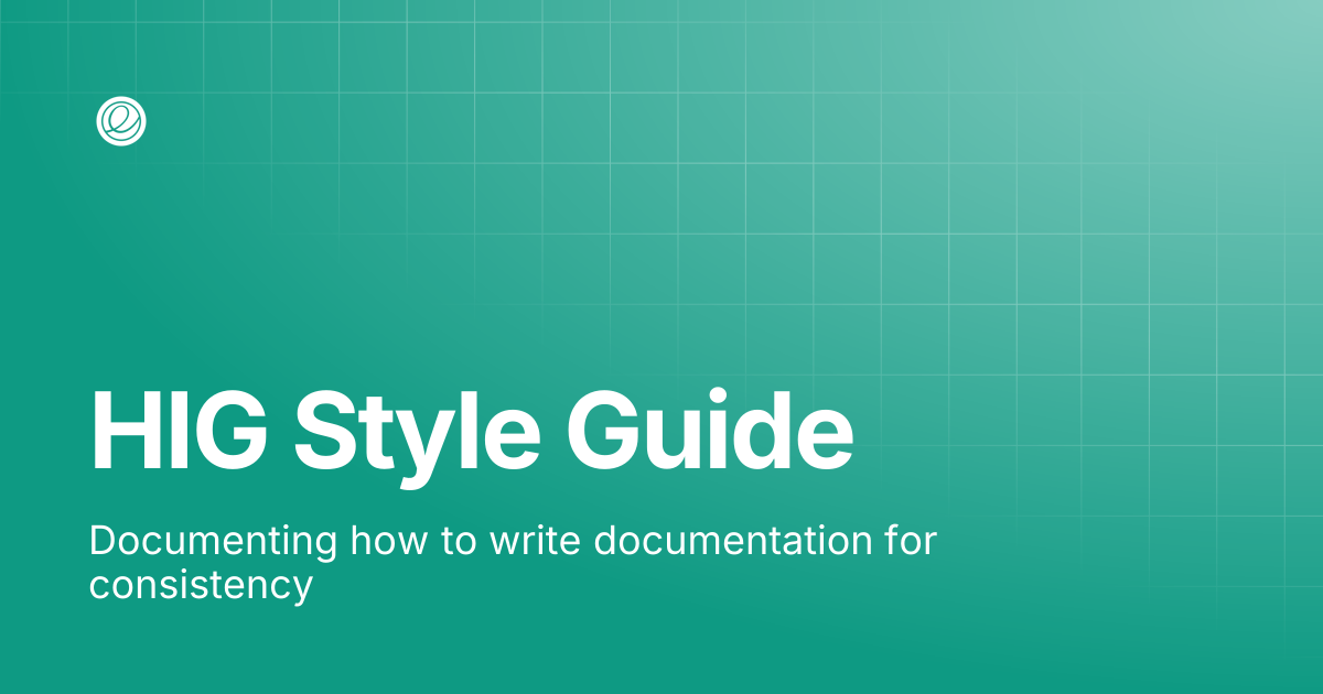 HIG Style Guide | Human Interface Guidelines